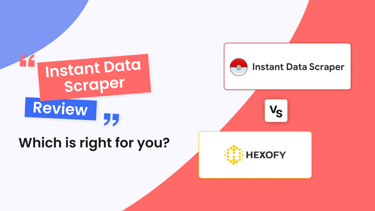 Instant data scraper store