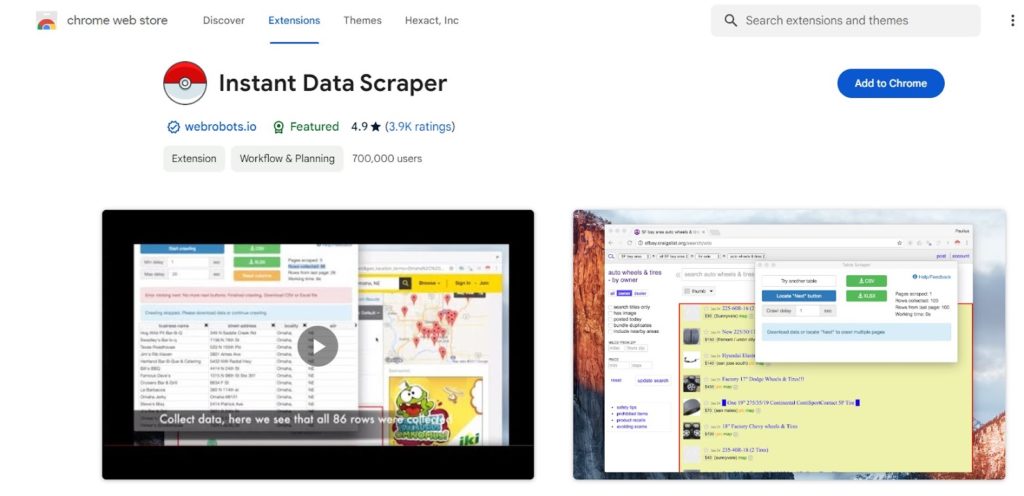 Instant Data Scraper Review & Alternatives 2024: Main Features and Use Cases - Academy | Blog ...